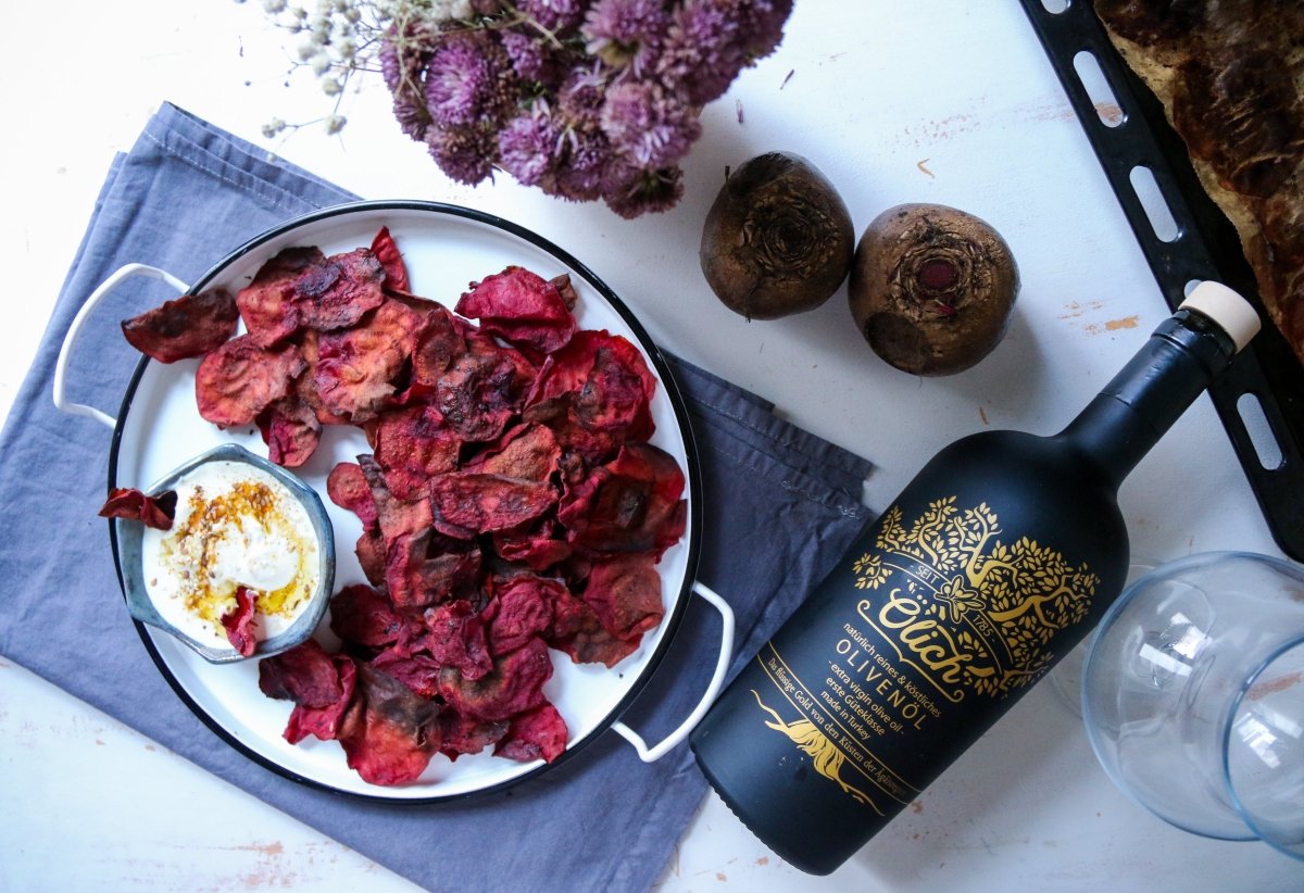 Unwiderstehlich Gesunde Rote Beete Chips mit Dip 🎬